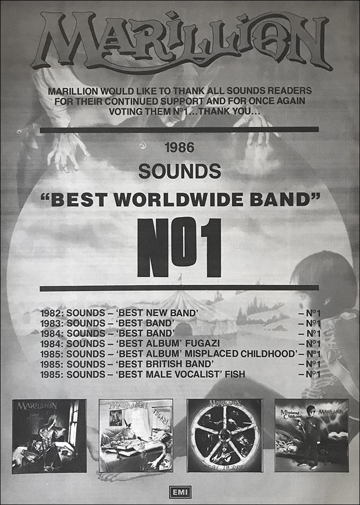 1987 - Marillion Setlists 1980-1988