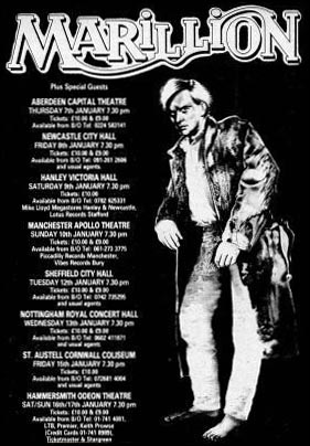 1988 - Marillion Setlists 1980-1988