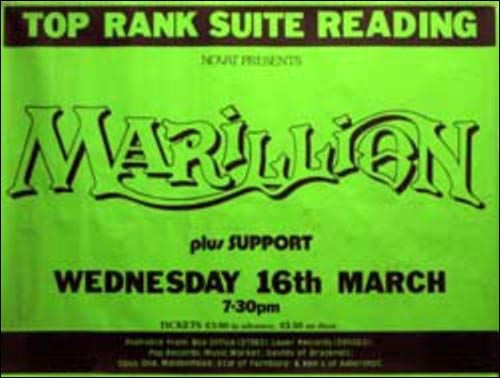 1983 - Marillion Setlists 1980-1988